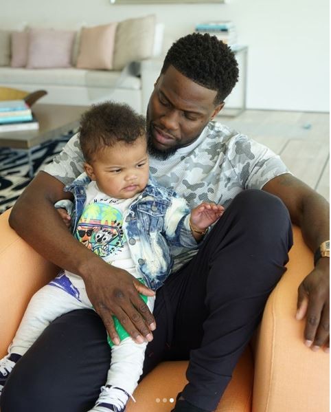 Kevin Hart Shares Adorable Pictures With Son - OsunDefender