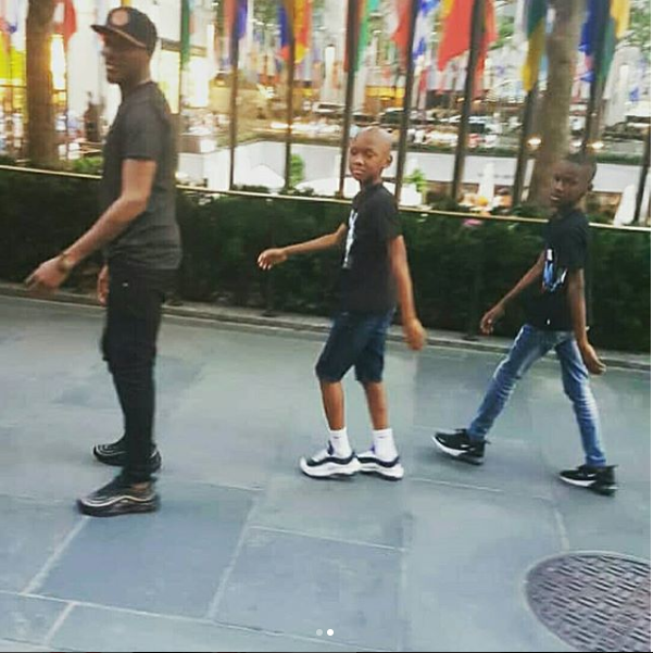 PHOTOS: Tuface Strikes Same Pose With Son - OsunDefender