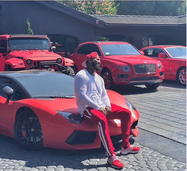 The Game Shows Off Fleet Of His Exotic Cars - OsunDefender
