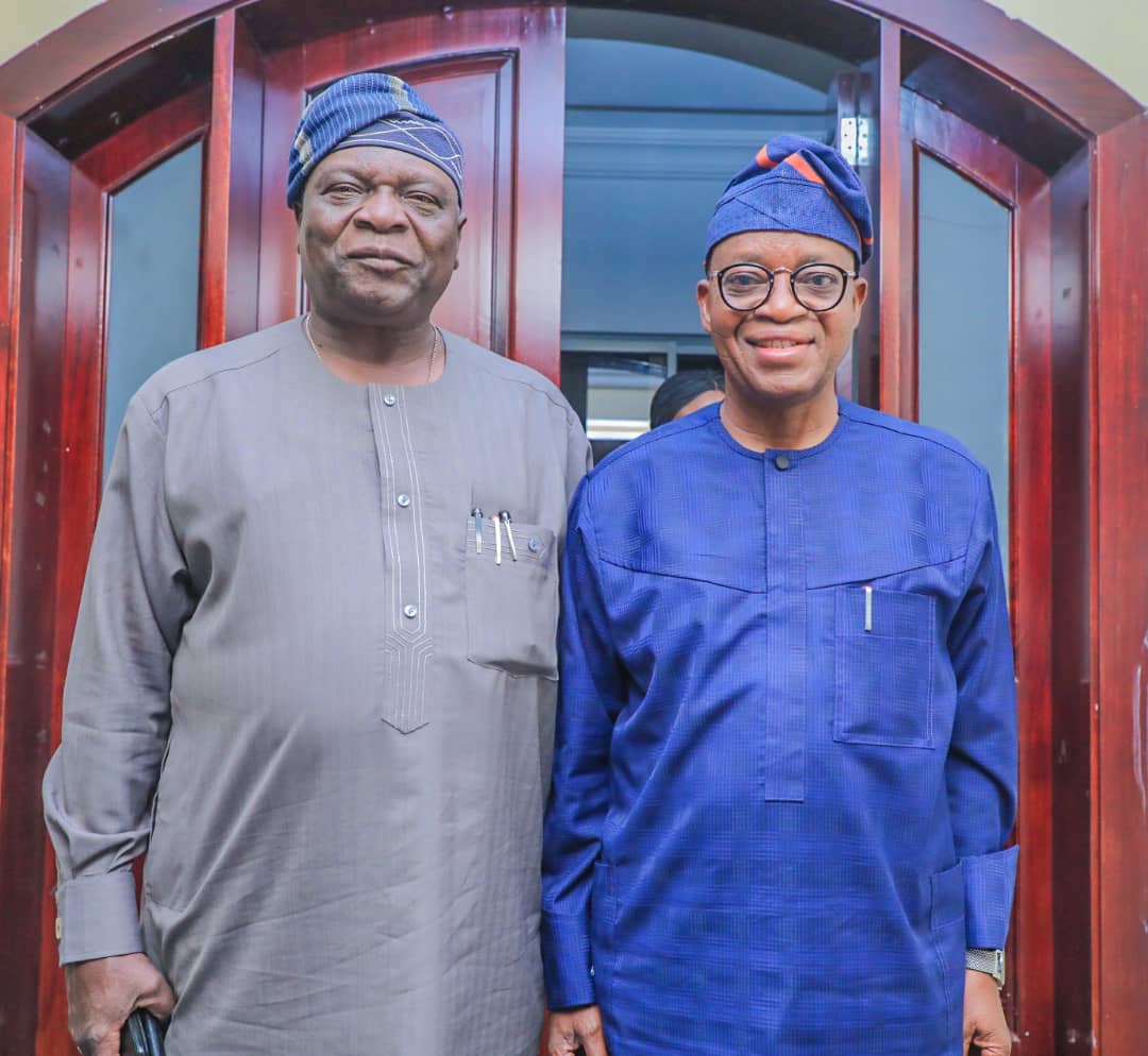 PHOTONEWS: Oyinlola Visits Oyetola In Abuja - OsunDefender