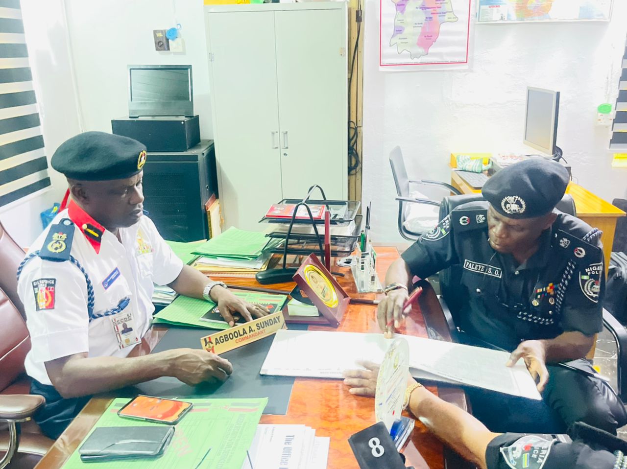 Osun NSCDC Hosts New CP Faleye, Pledges Synergy - OsunDefender