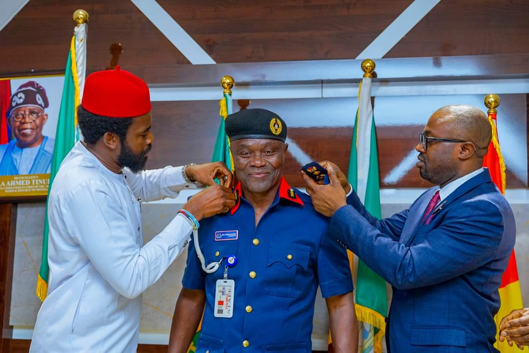 "My Oga At The Top": Viral NSCDC Officer Promoted To The Rank Of Deputy ...