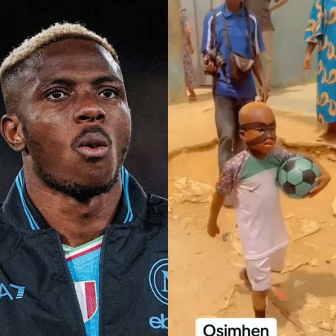 Osimhen Gifts Young Fan N2.5m For Imitating His Style - OsunDefender