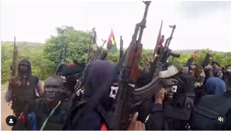 VIDEO: IPOB/ESN Members Jubilant After Killing Soldiers On Biafra Day ...