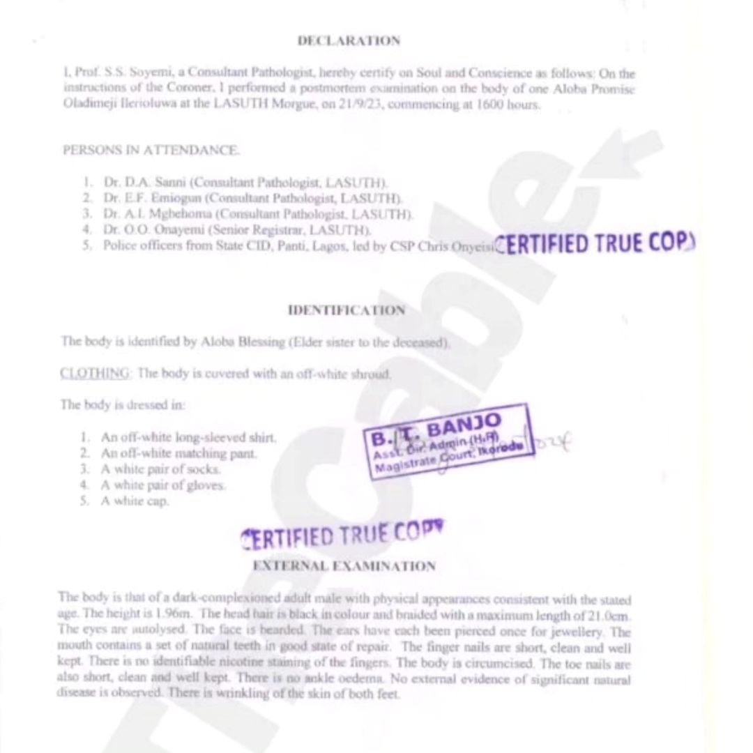 Autopsy Reveals Possible Cause Of Mohbad’s Death - OsunDefender